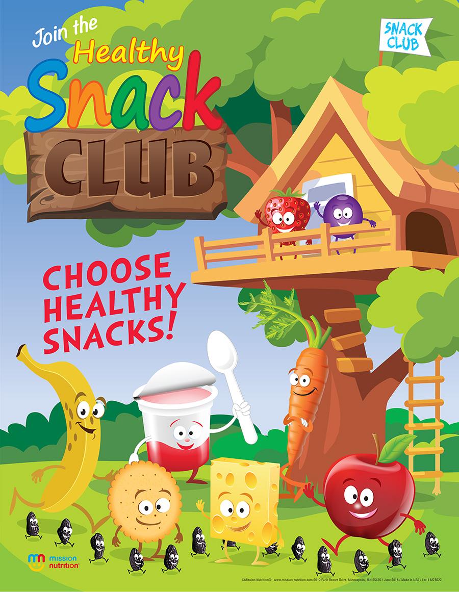 Poster - Healthy Snack Club | Mission Nutrition