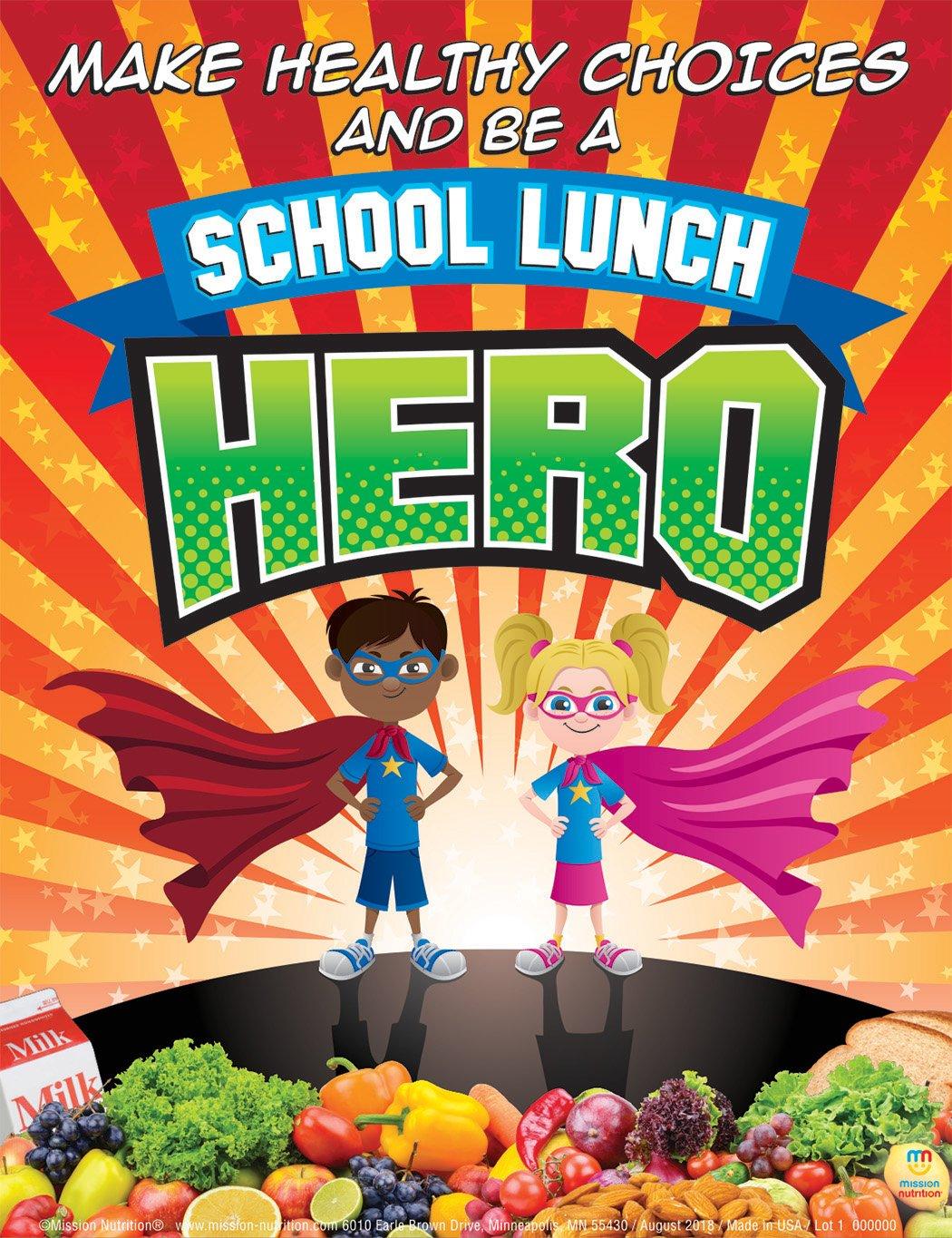 Poster - School Lunch Hero | Mission Nutrition