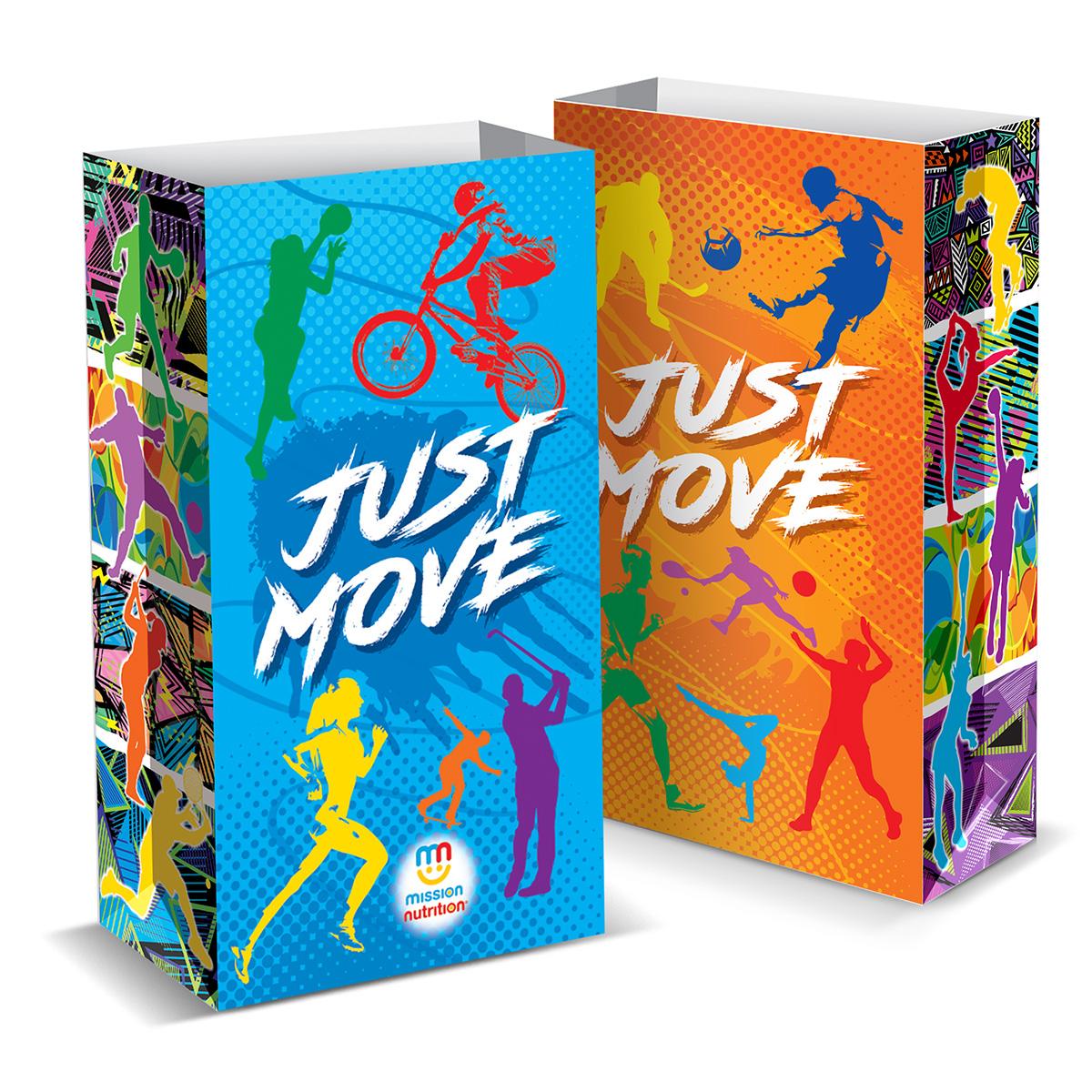 Super Sack Paper Bag - Just Move! | Mission Nutrition