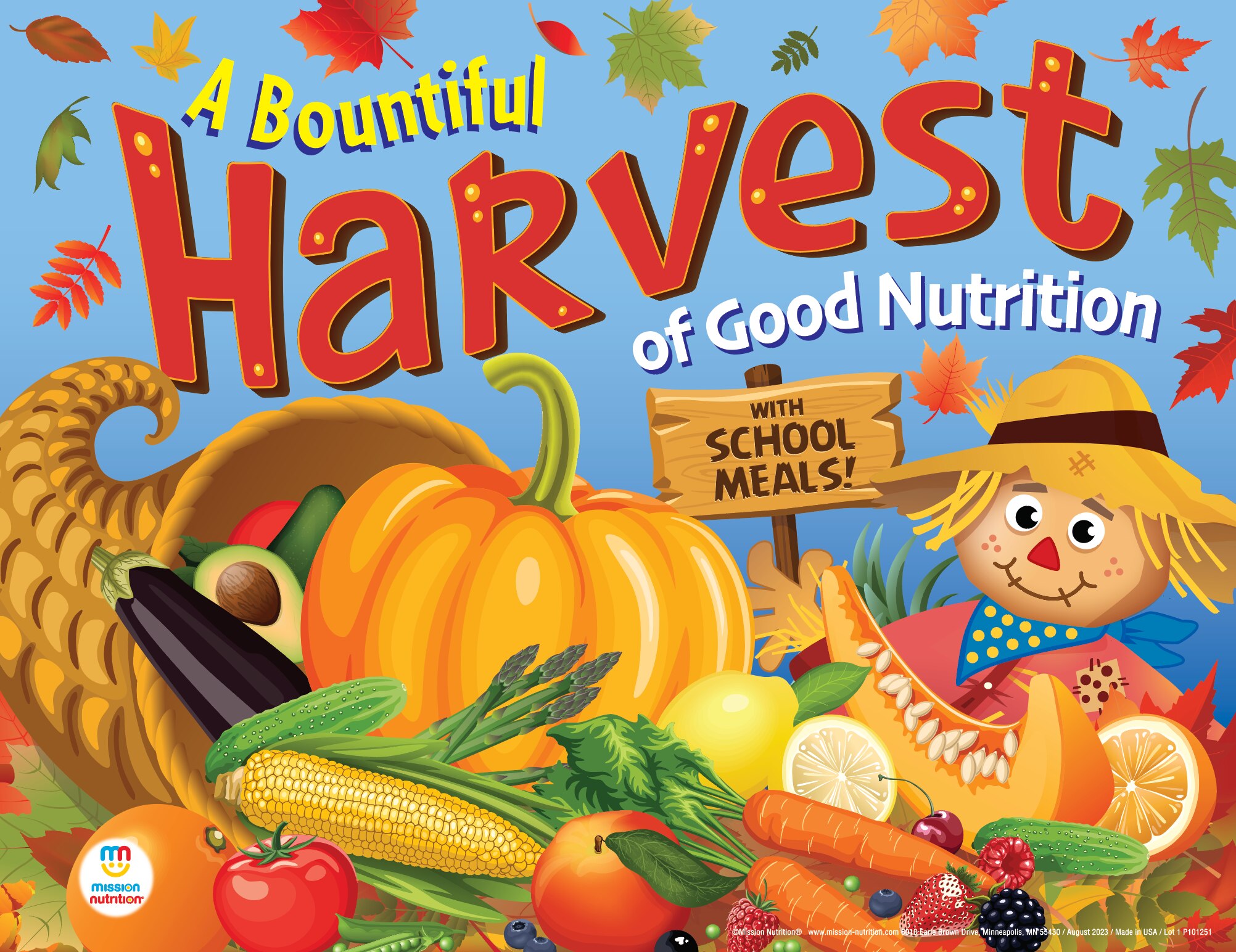 Poster - Achieve with School Meals | Mission Nutrition