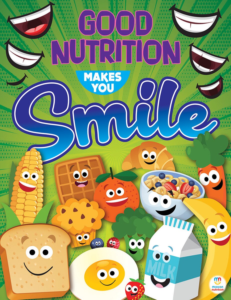 Poster - Good Nutrition Makes You Smile | Mission Nutrition