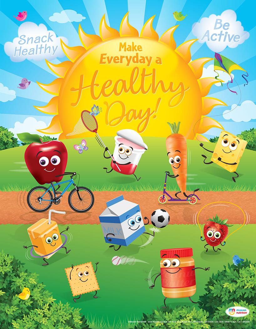 Poster - Make Every Day a Healthy Day! | Mission Nutrition