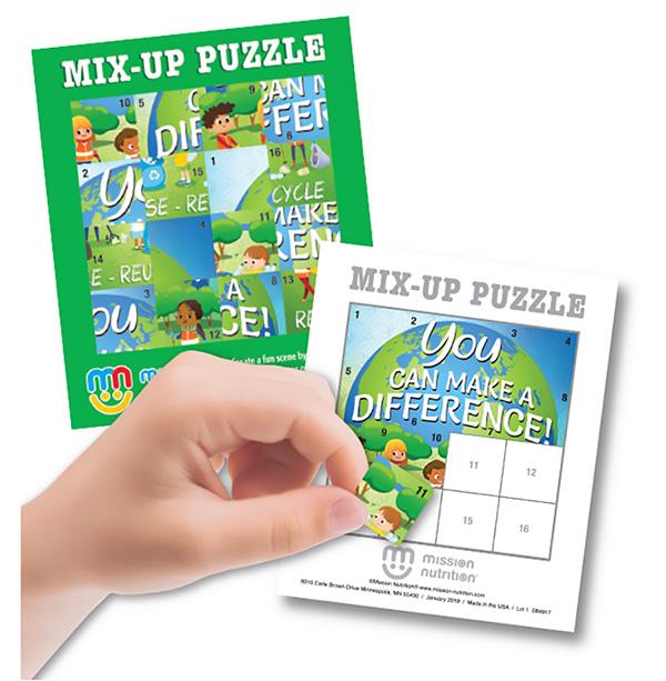 Sticker Puzzle - You Can Make a Difference | Mission Nutrition